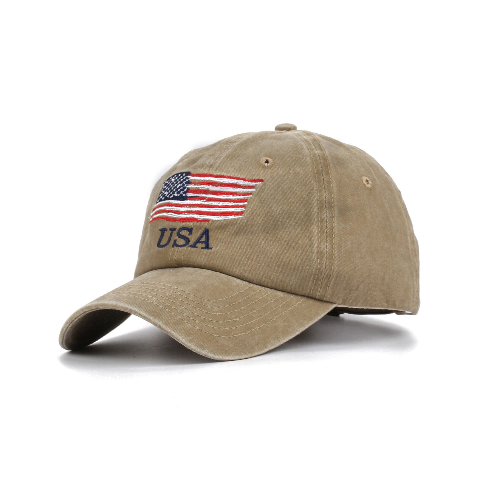 New Baseball Cap For Men Women Snapback Hat Army American Flag Bone ...