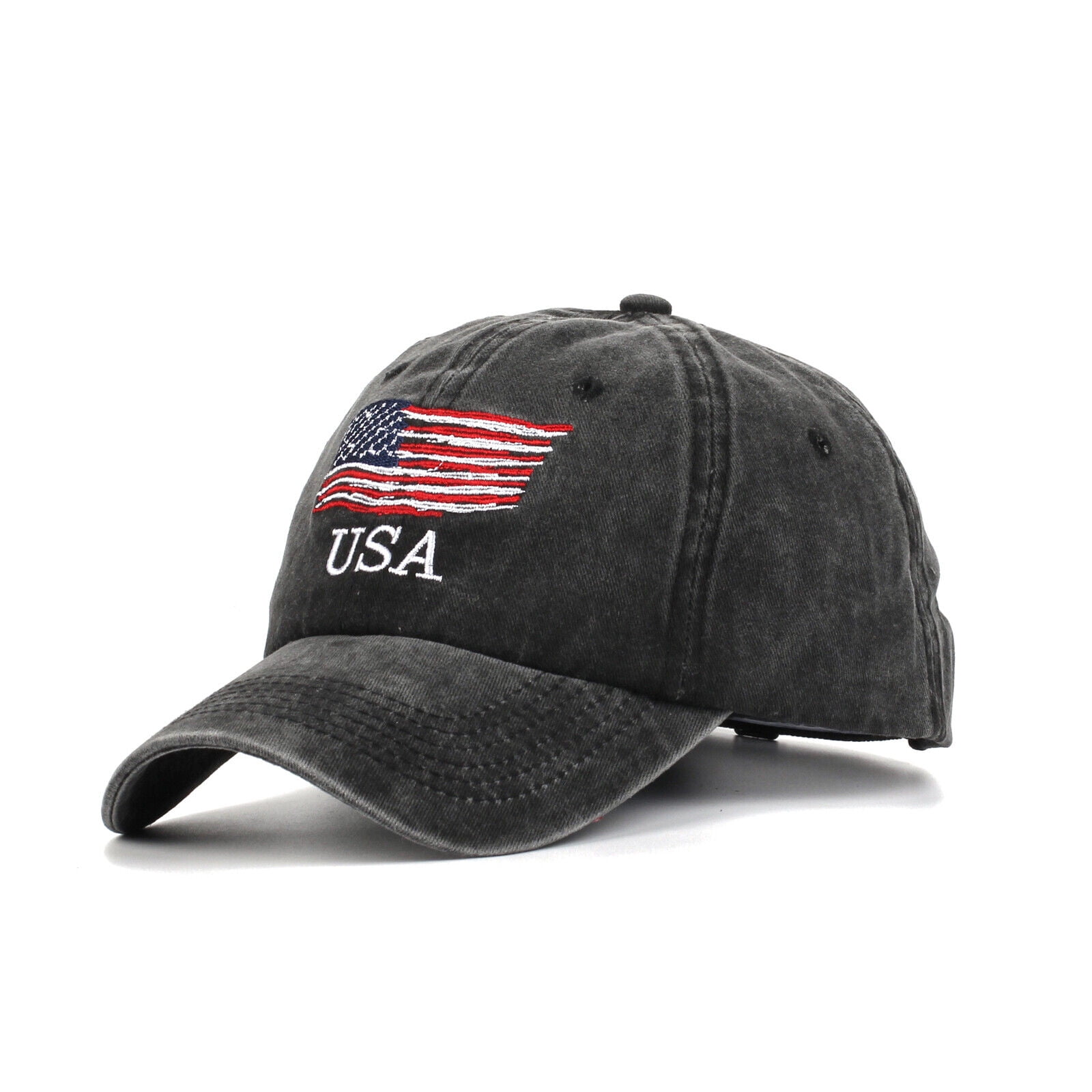 New Baseball Cap For Men Women Snapback Hat Army American Flag Bone ...