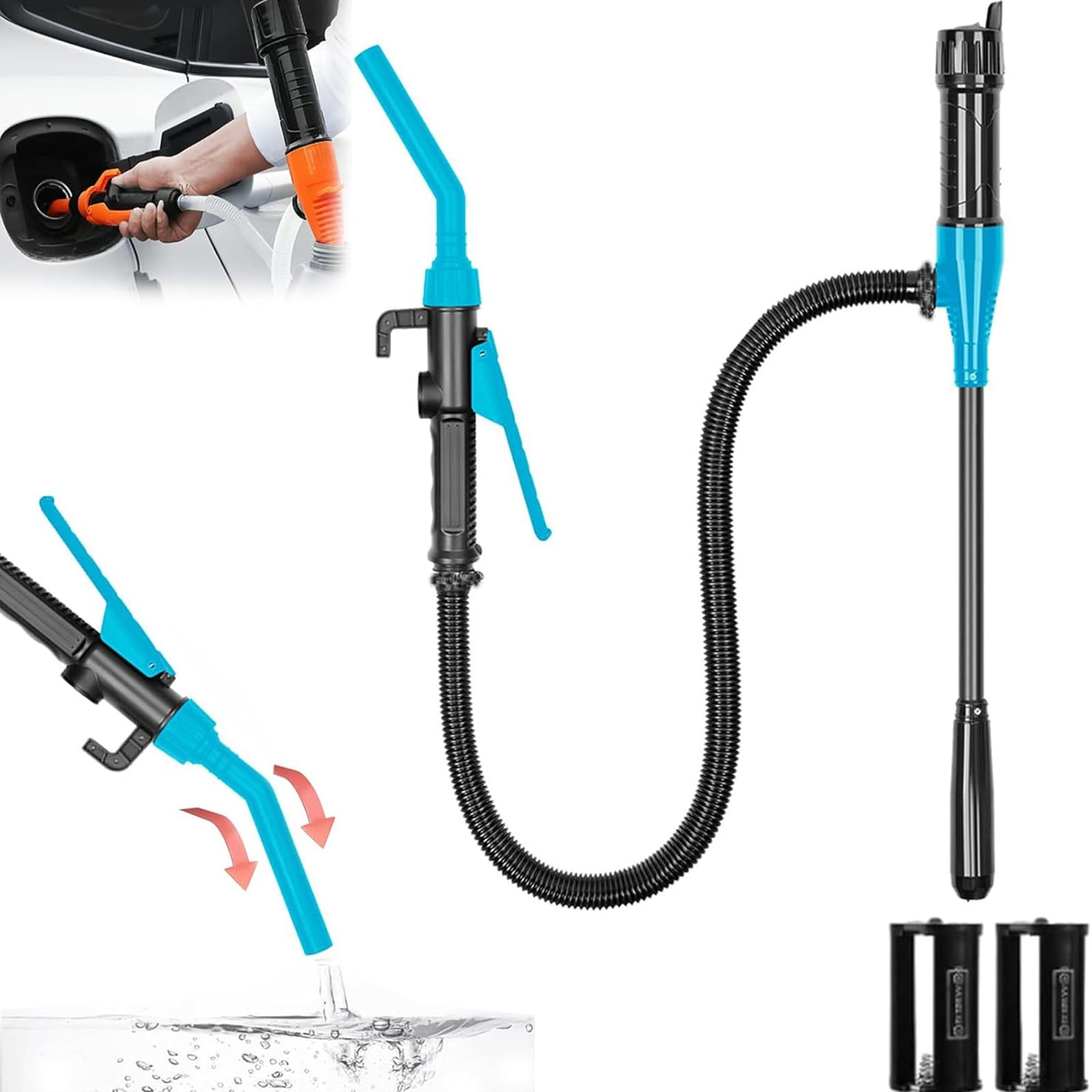 New Battery Operated Electric Siphon Water Transfer, Easy To Use Hand ...