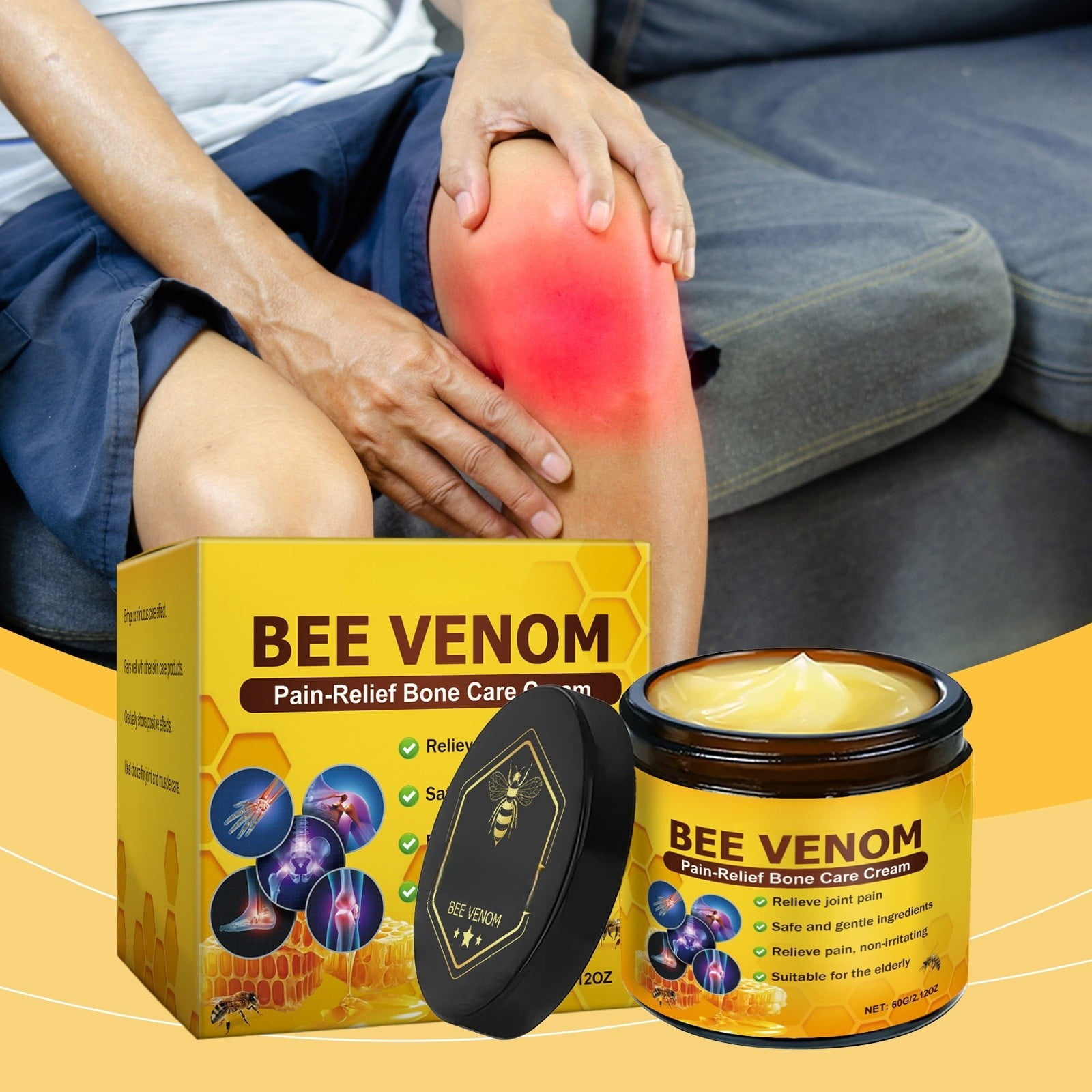 New Be®e_Ven®om Relief Cream, Joint and Muscle Soothing Be®e Liquid ...