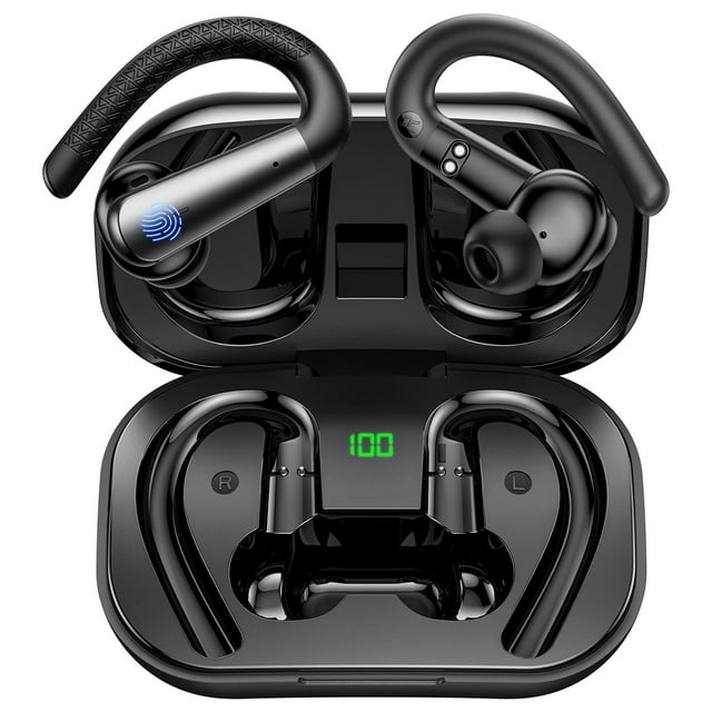 New Bee Bluetooth Earbuds Wireless IPX6 Waterproof over-Ear Stereo Bass ...