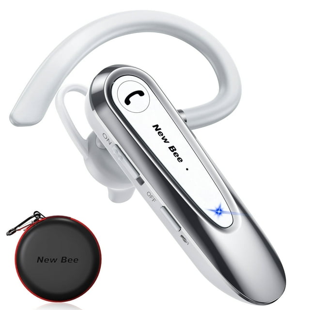New Bee Bluetooth Headset: Wireless Earpiece with Mic, Compatible with ...