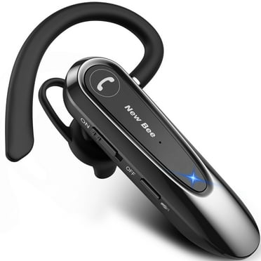 AMINY UFO4 Single Ear Bluetooth Cell Phone Headset with Dual-Mic AI ...