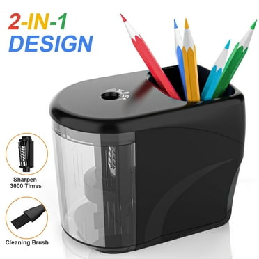 Electric Pencil Sharpener - Automatic, Desktop Office Stationery Tool ...