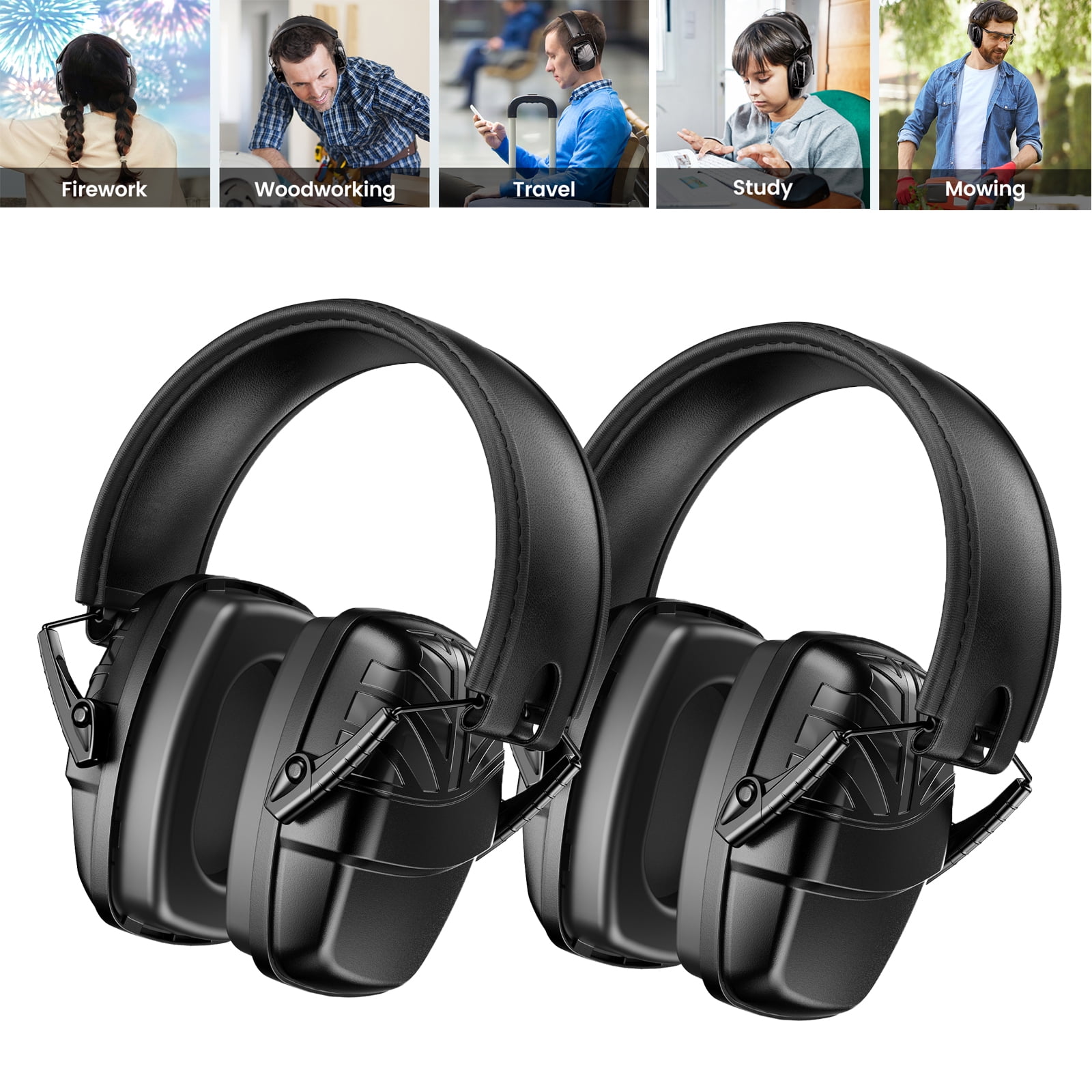 New Bee Noise Reduction Safety Shooting Ear Muffs, Sport Shooting ...