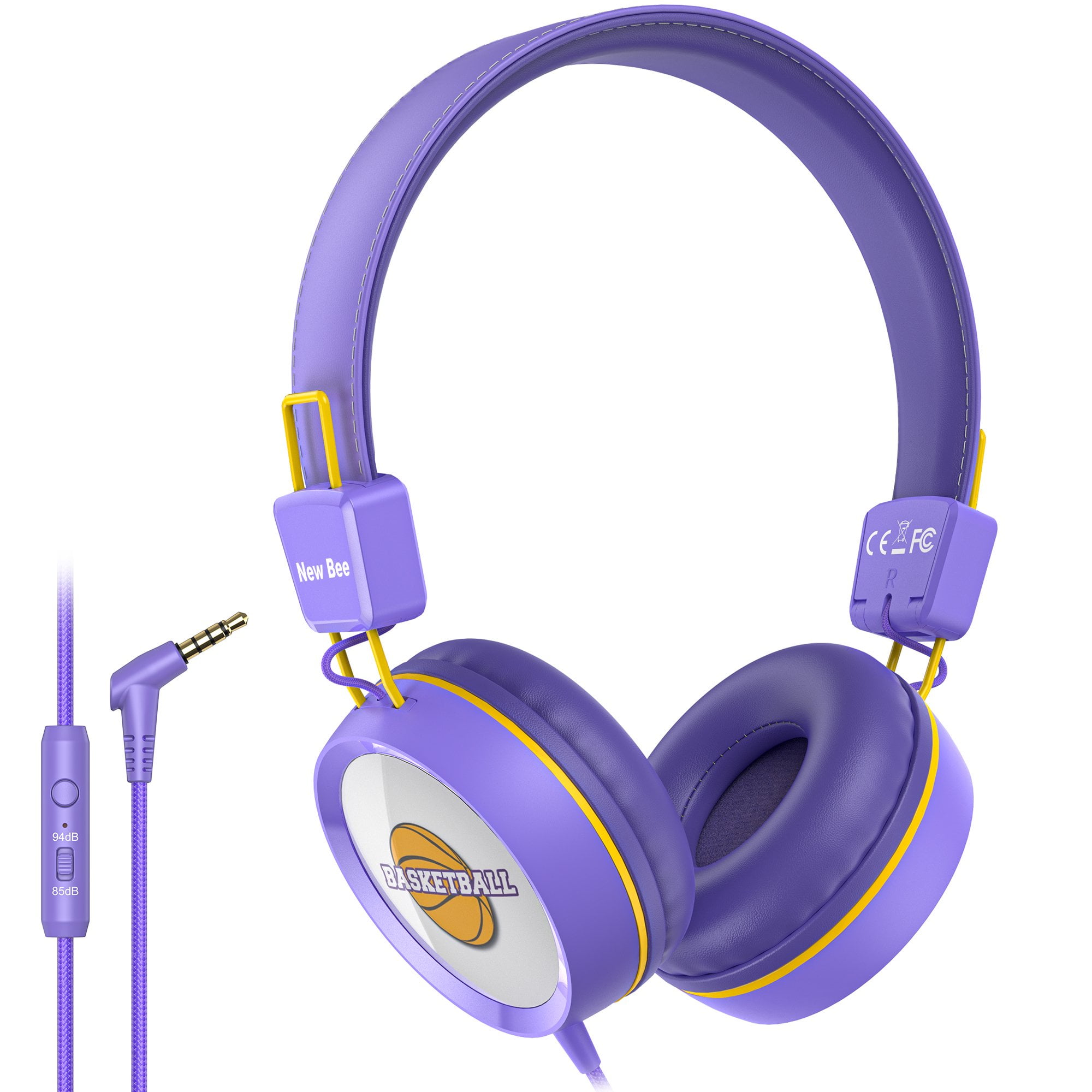 New Bee Wired Headphones for Kids Foldable Headset for Boys Girls ...