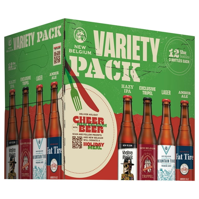 New Belgium Variety Pack Beer, 12 Pack, 12 fl oz Bottles, ABV Varies - Walmart.com
