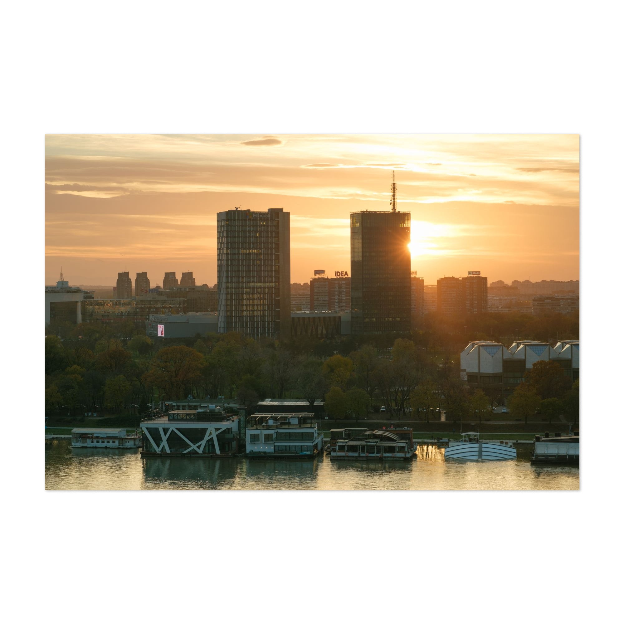 New Belgrade from Kalemegdan 01 - Beograd Serbia Photography City ...