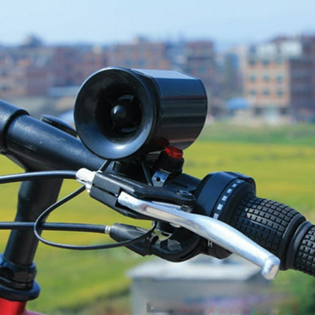 New Bicycle Horn Electronic Black Speaker 6 Bike Bell Loud Sounds Ultra Siren Alarm - Walmart.com