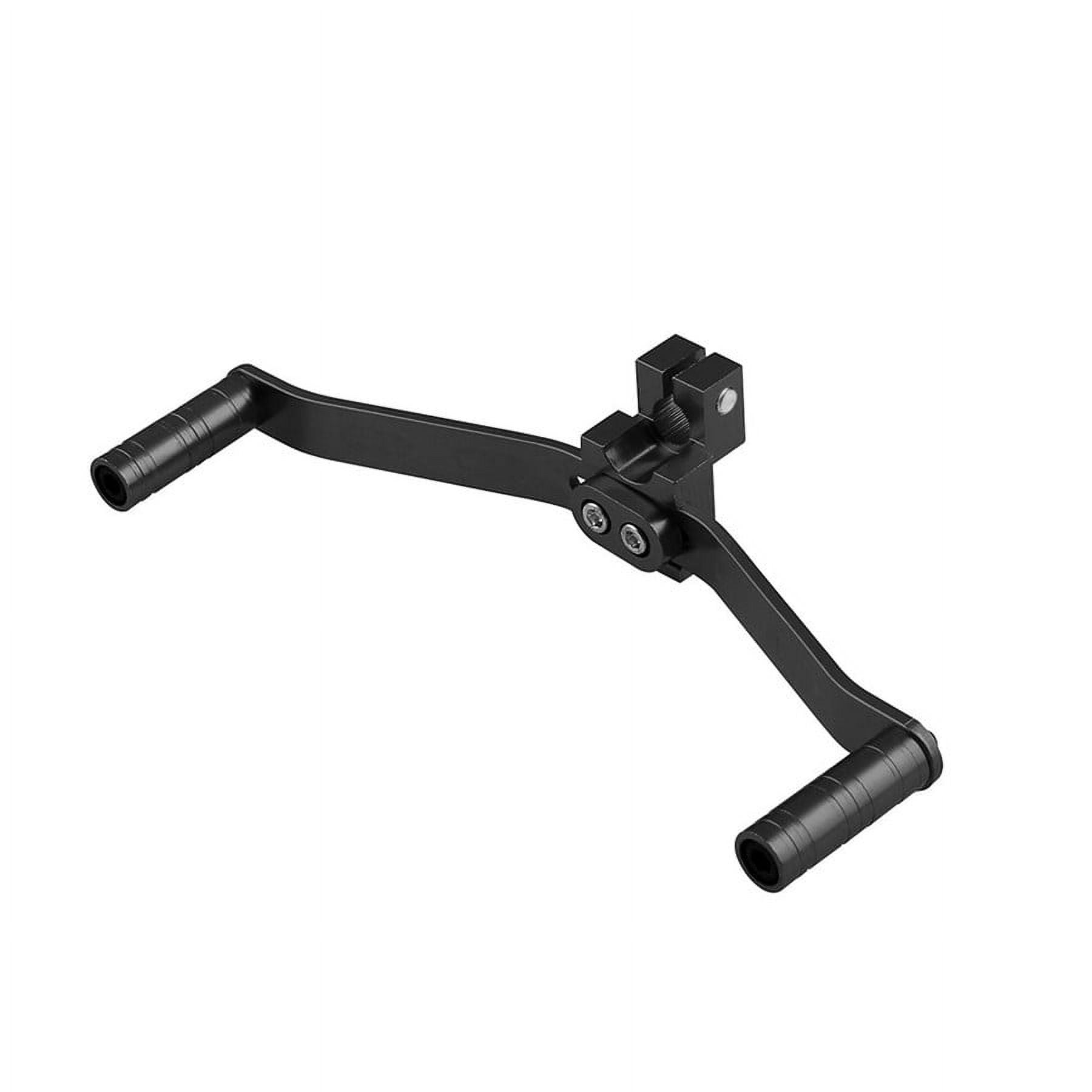 New Black Aluminum Motorcycle Dual Way Gear Shift Lever Footrest Pedal ...