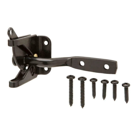 Everbilt, Gate Latch, 15462, Self-Latching Steel Black - Walmart.com