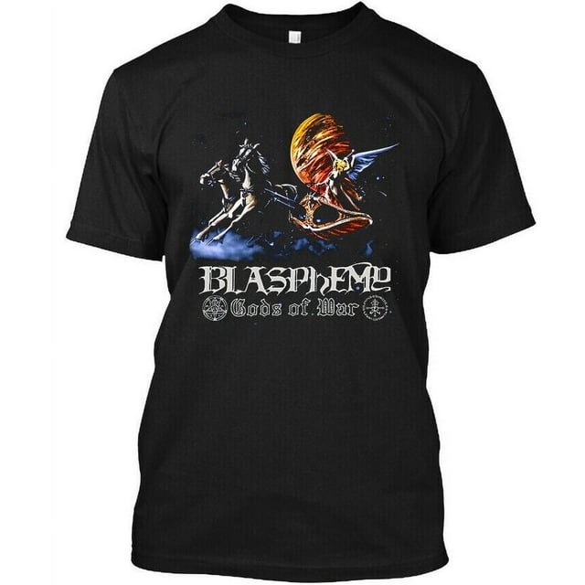 New! Blasphemy Gods of War Canadian Black Music Graphic Logo T-SHIRT Size S-4XL - Walmart.com