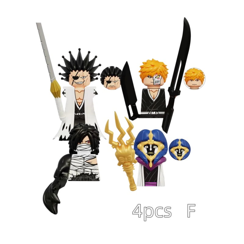 New Bleach Mini Anime Figures Building Blocks Kurosaki Ichigo Ulquiorra ...