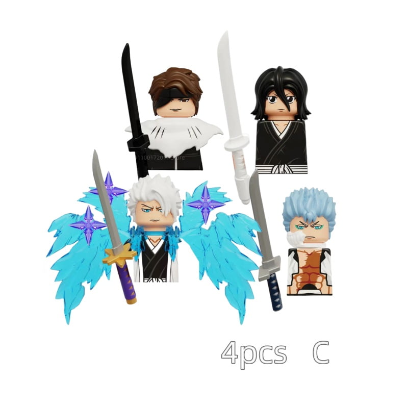New Bleach Mini Anime Figures Building Blocks Kurosaki Ichigo Ulquiorra ...