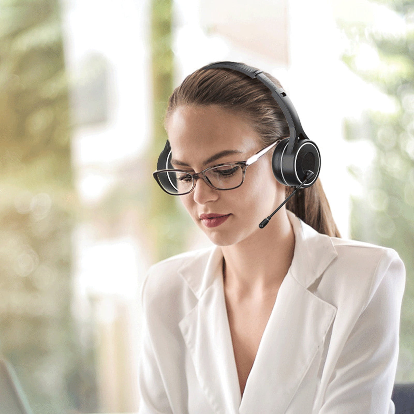 New! Bluetooth Headset Headset Wireless Bluetooth 5.1 Headphone for ...