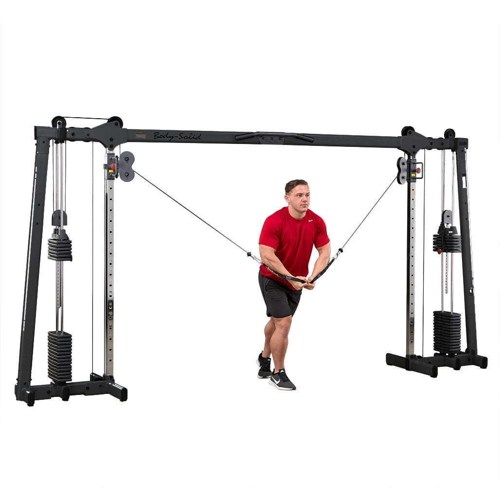 New Body Solid GDCC250B Cable Crossover Multi-Station Gym - Walmart.com
