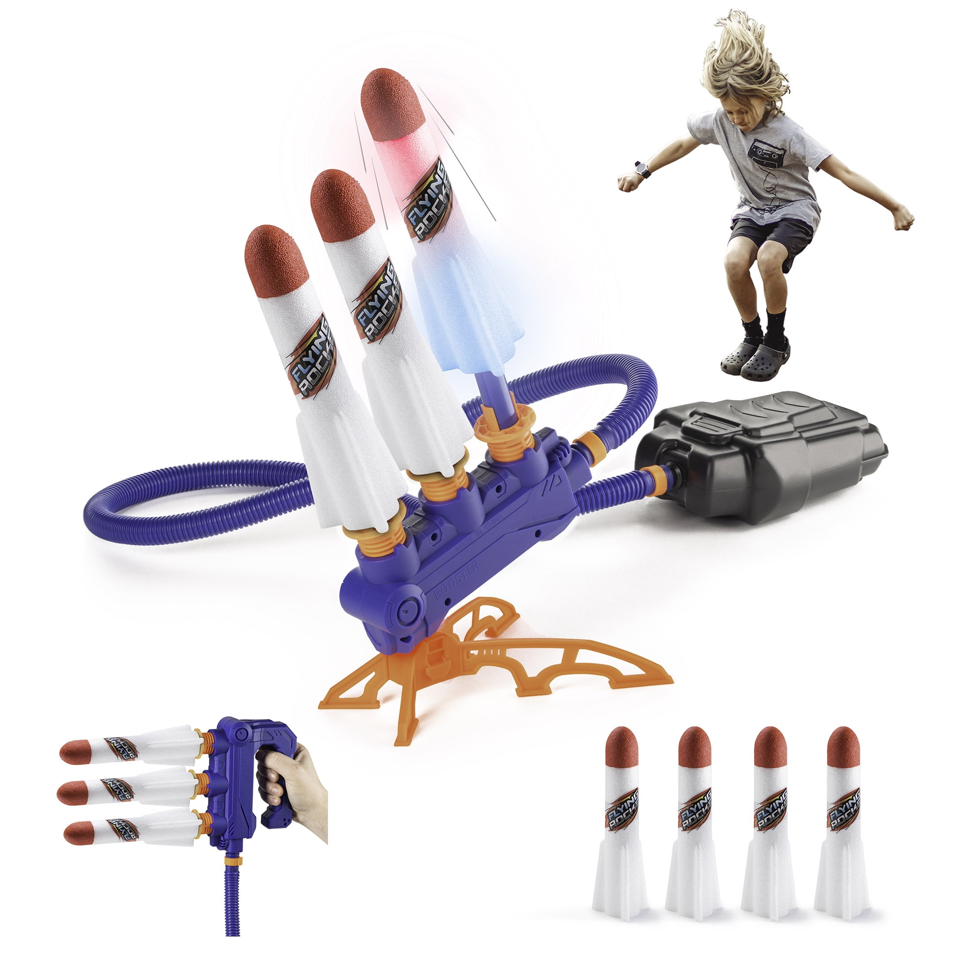New Bounce Rocket Launcher for 2 Players - Adjustable 2-in-1 Jump ...