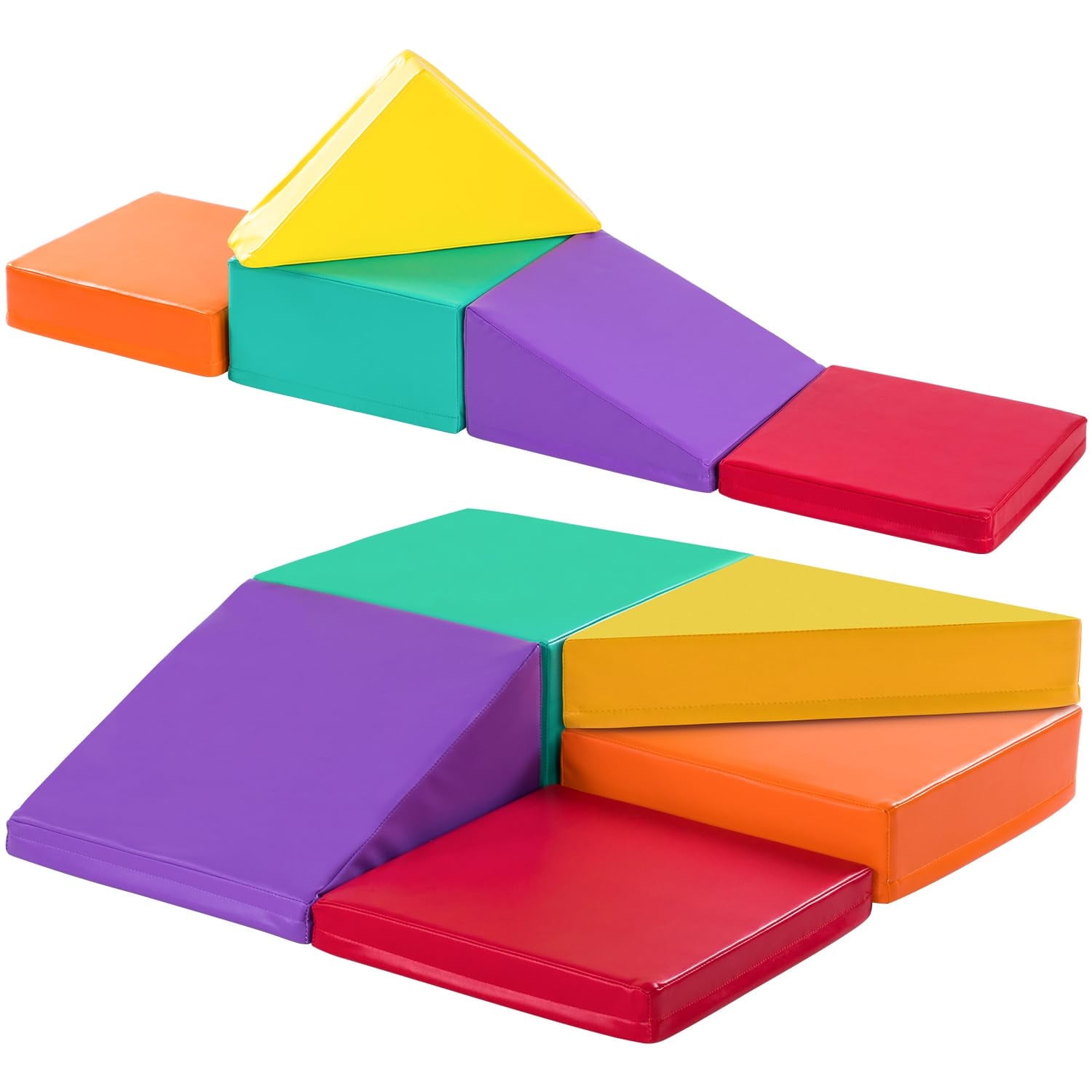 New-Bounce Toddler Climbing Toys - Soft Play Set for Kids - Foam ...