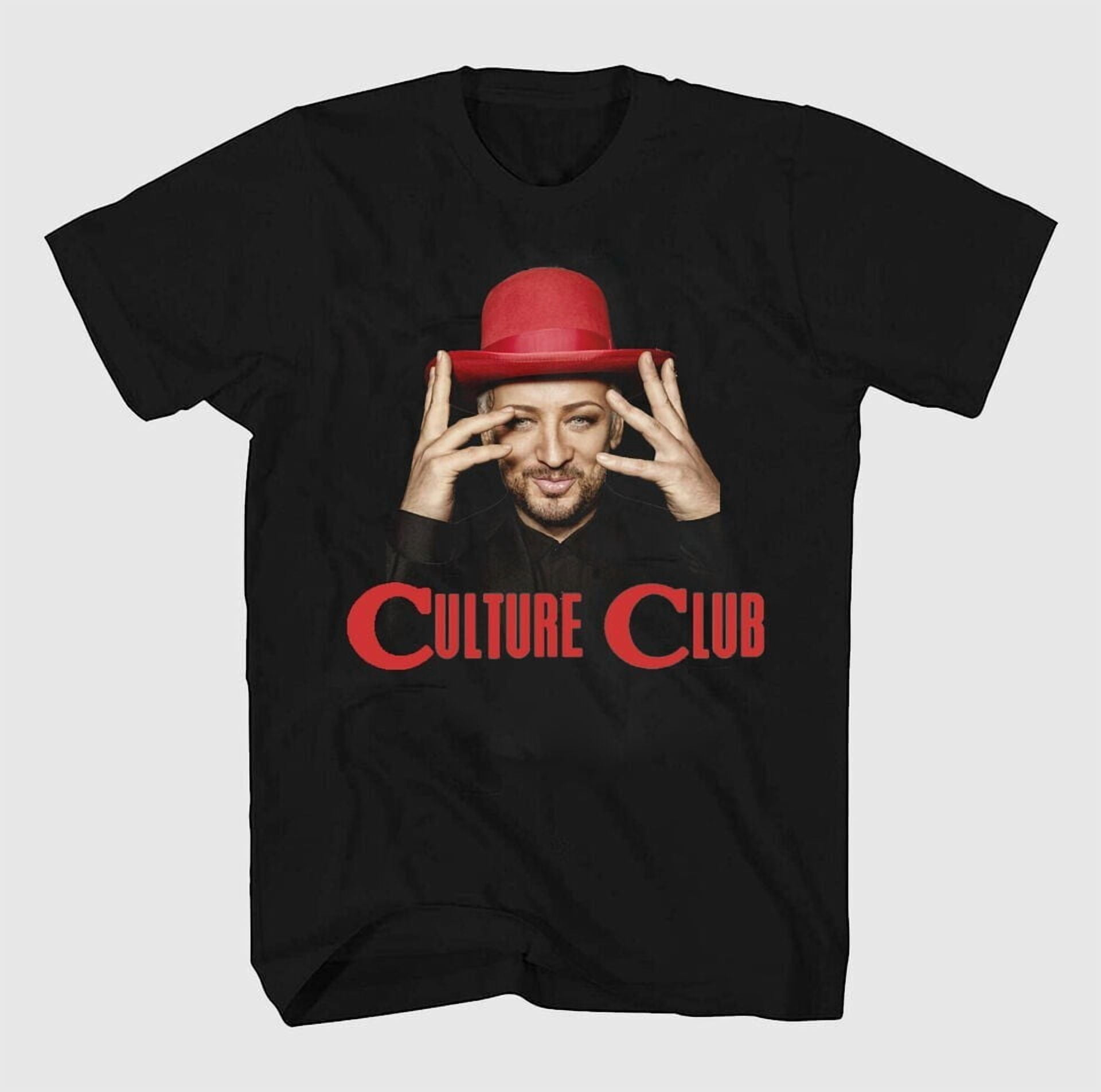 New Boy George Culture Club Band Cotton Short Sleeve Black Shirt S ...