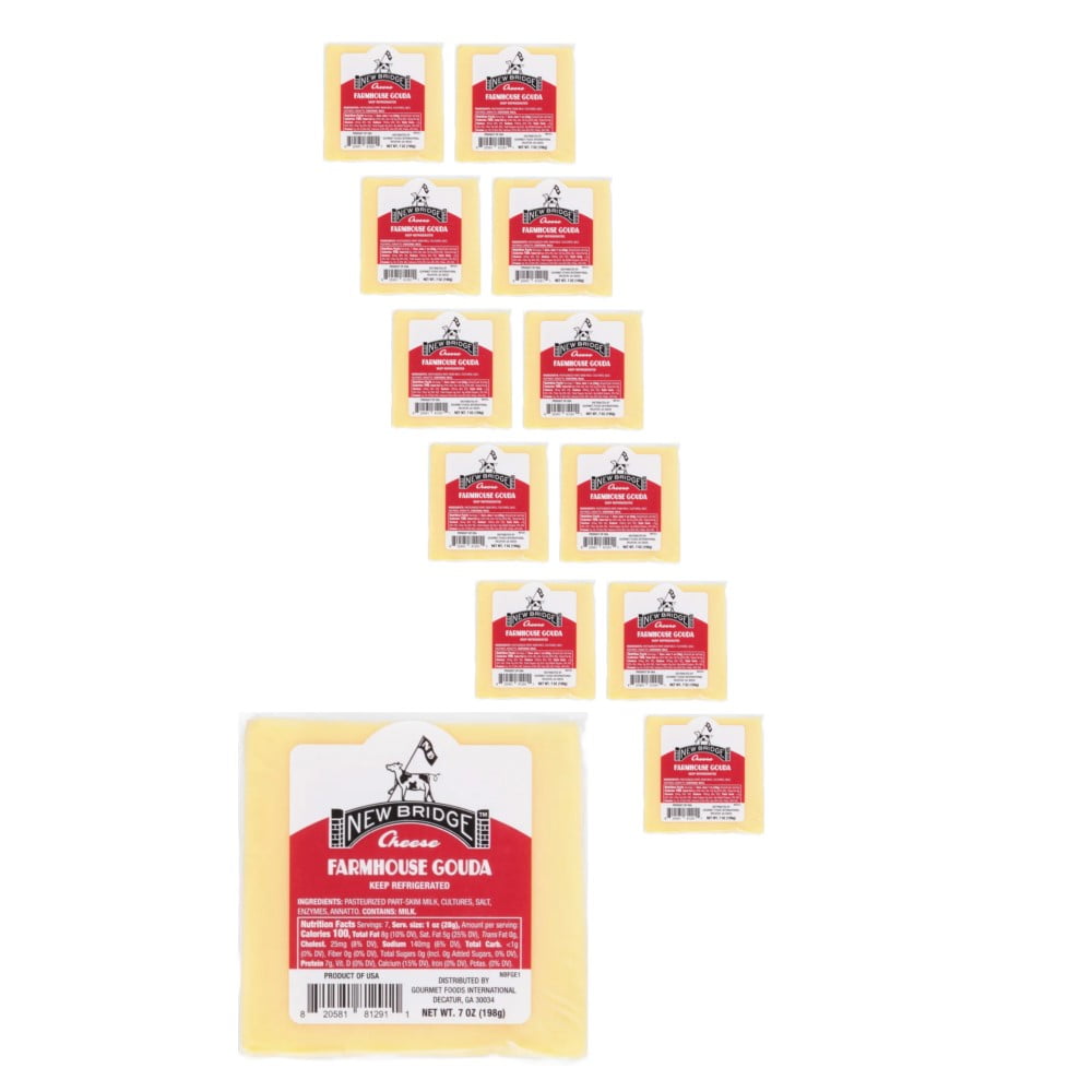 New Bridge Farmhouse Gouda, 7OZ, 12 Pack - Walmart.com