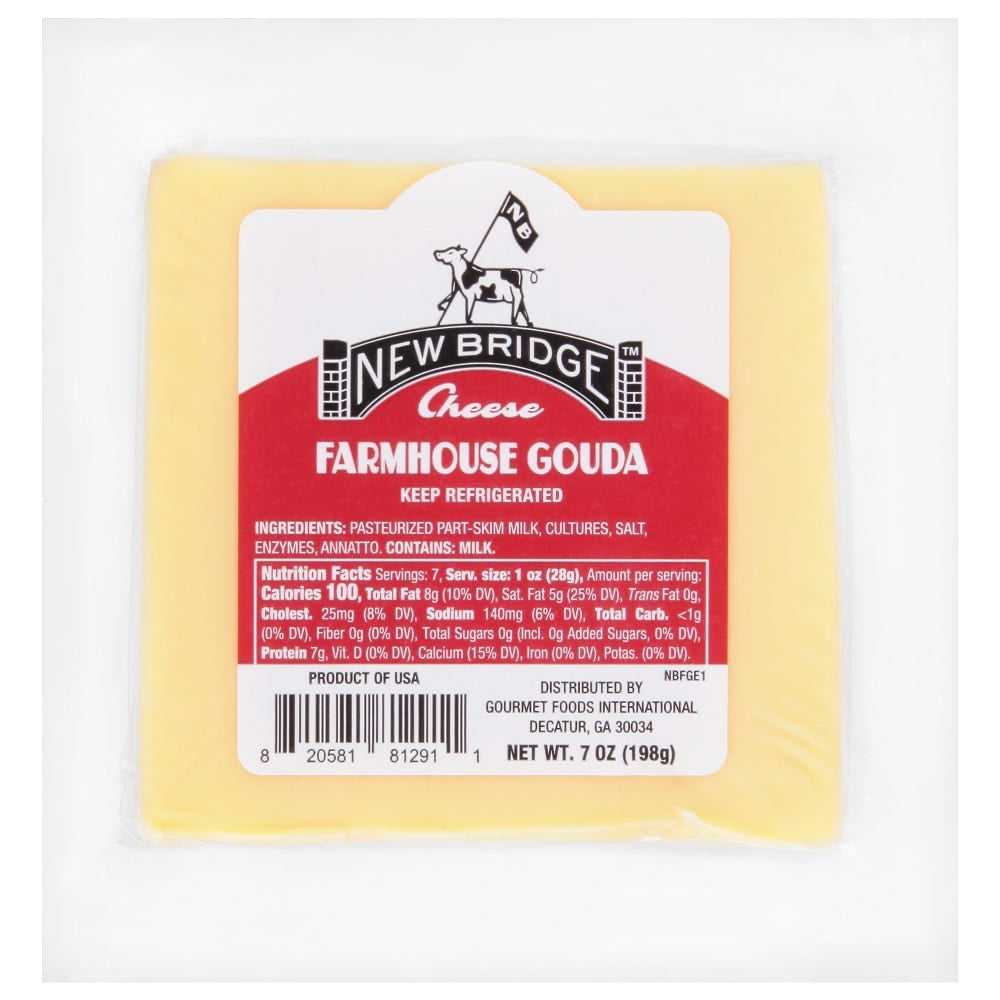 New Bridge Farmhouse Gouda, 7OZ, 12 Pack - Walmart.com