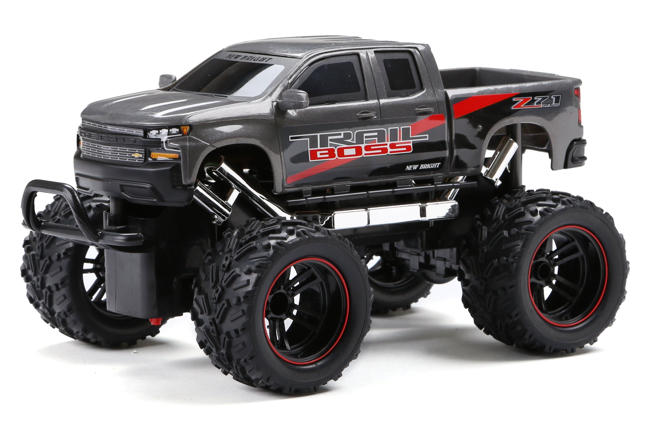 New Bright (1:16) Chevrolet Silverado Battery Radio Control 4X4 Gray Truck, 1688U-5E - Walmart.com