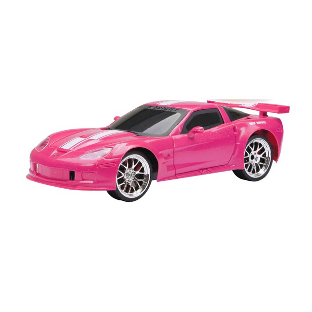 New Bright Fast RC Car: 1:16 Scale Radio Control Corvette in Pink ...
