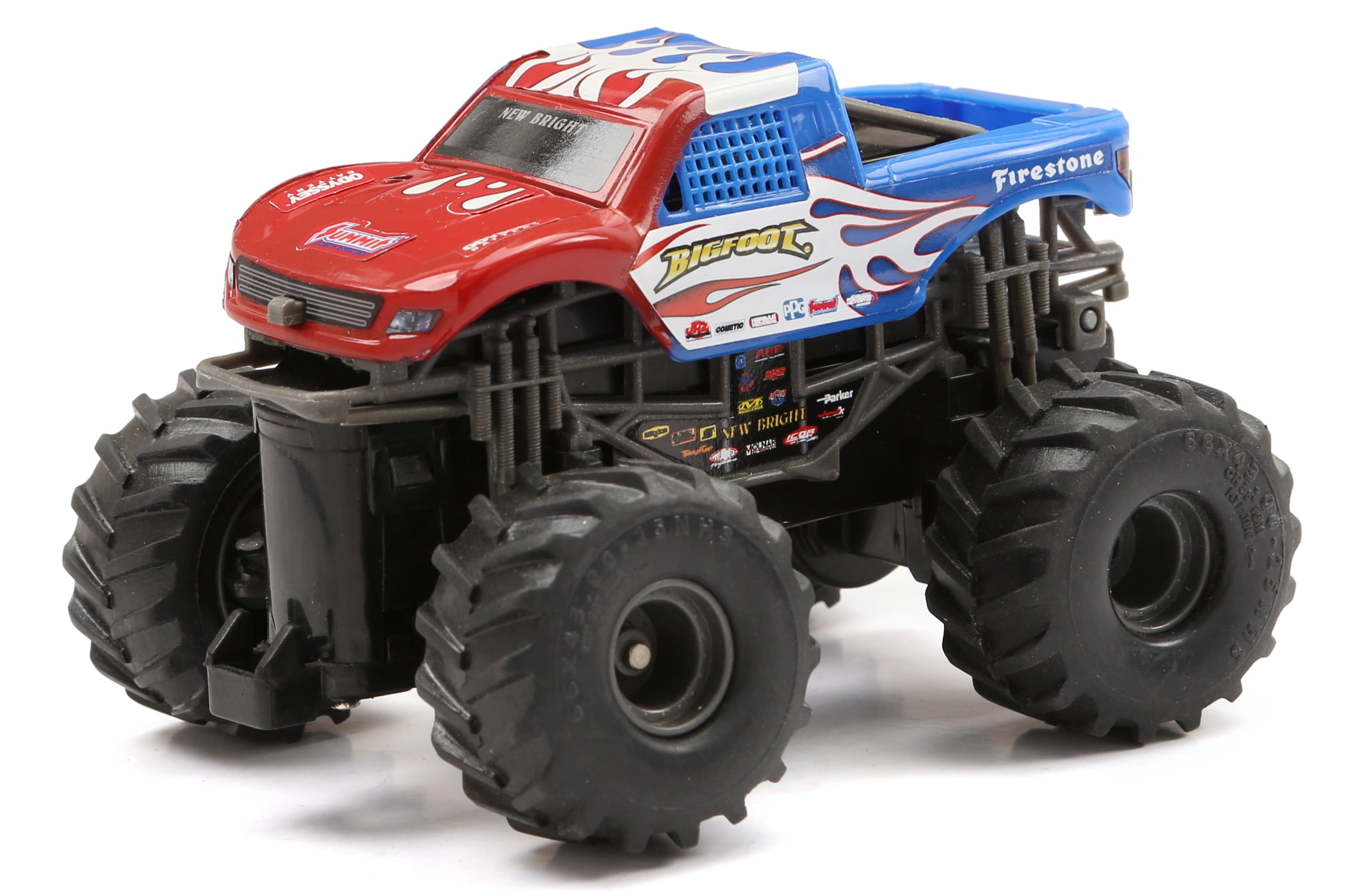 New Bright 1:43 Scale Remote Controlled Team Bigfoot Monster Truck Play ...