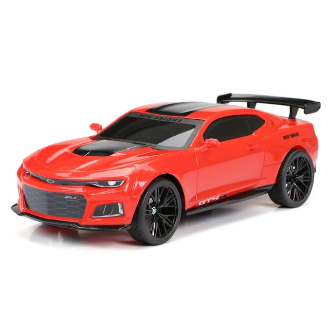 New Bright RC 1:12 Scale Remote Control Sports Car Chevy Camaro GT4.R 2 ...