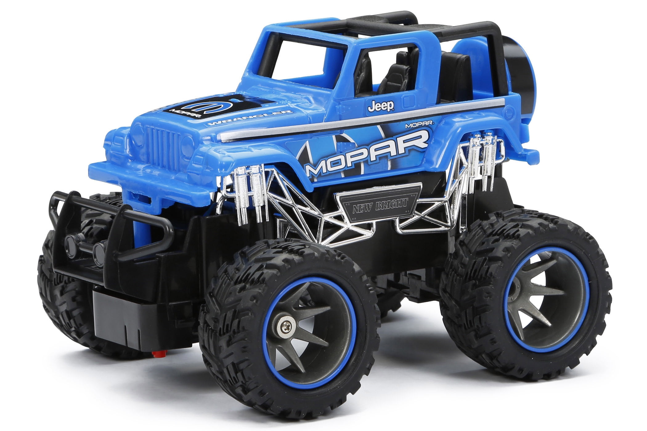 New Bright RC 1:24 Scale Remote Control Truck - Blue Mopar Jeep ...