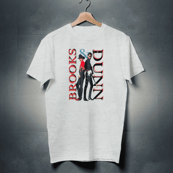 New Brooks & Dunn 90's Hard Workin' Man White All Size T-Shirt AE22 ...