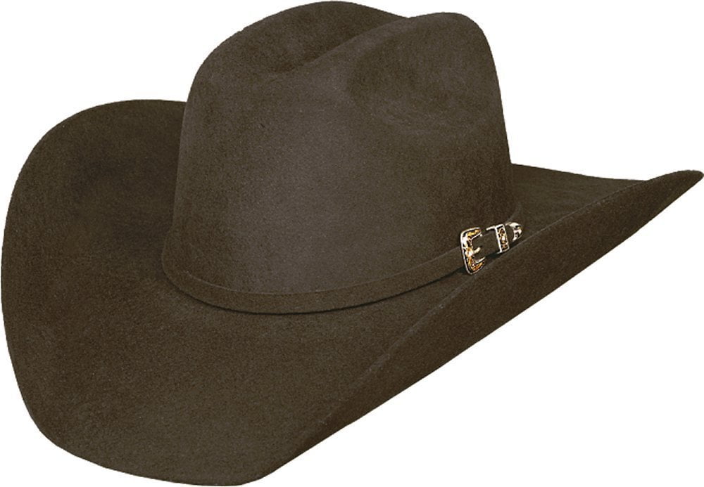 Bullhide Rodeo Round Up Felt Legacy Cowboy Chocolate Hat in Size 7 1/2 ...
