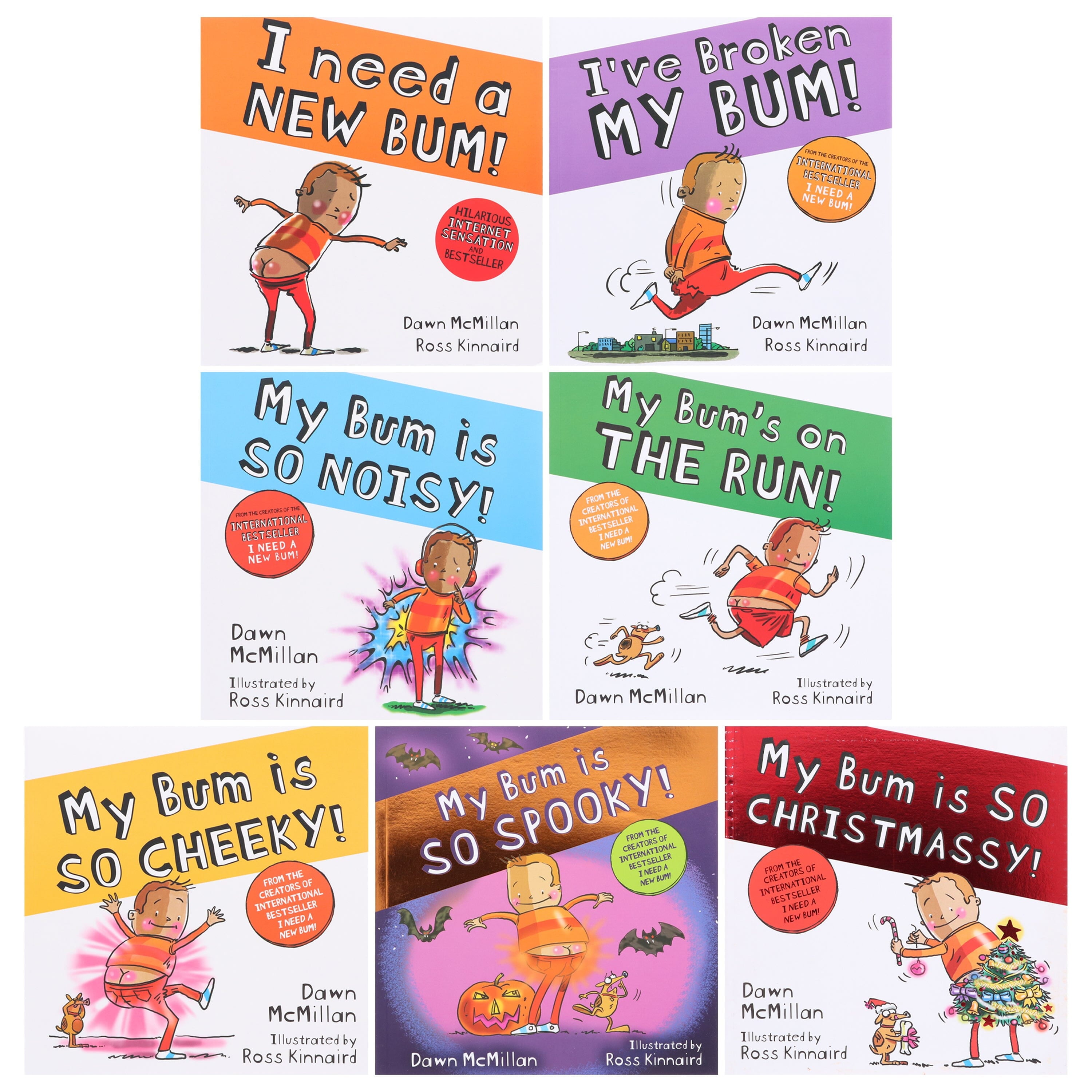 New Bum Series By Dawn McMillan 7 Books Collection Set - Ages 2-6 ...