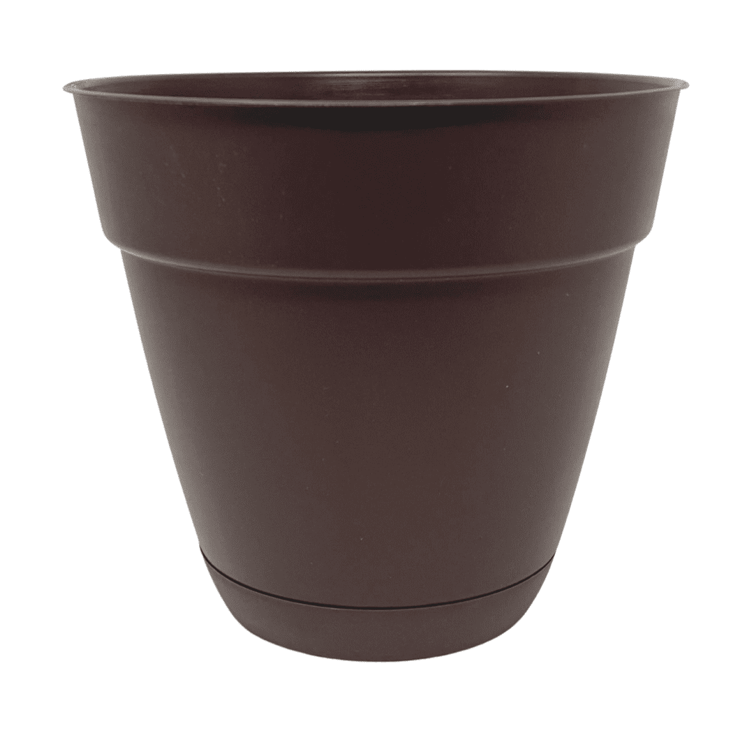 New Bury Plastic Planter 6 inches Cocoa - Walmart.com