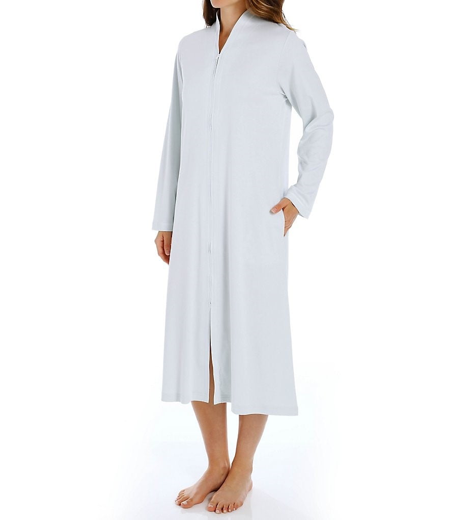 P.Jamas Butterknit Zippered Robe 350500Z - Walmart.com