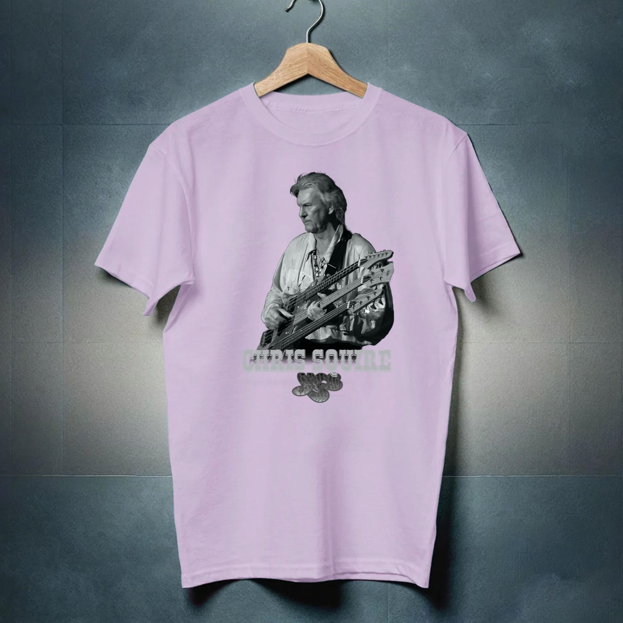 New CHRIS SQUIRE YES BAND BASSIST LEGEND Mens Black T Shirt Size S-34XL ...