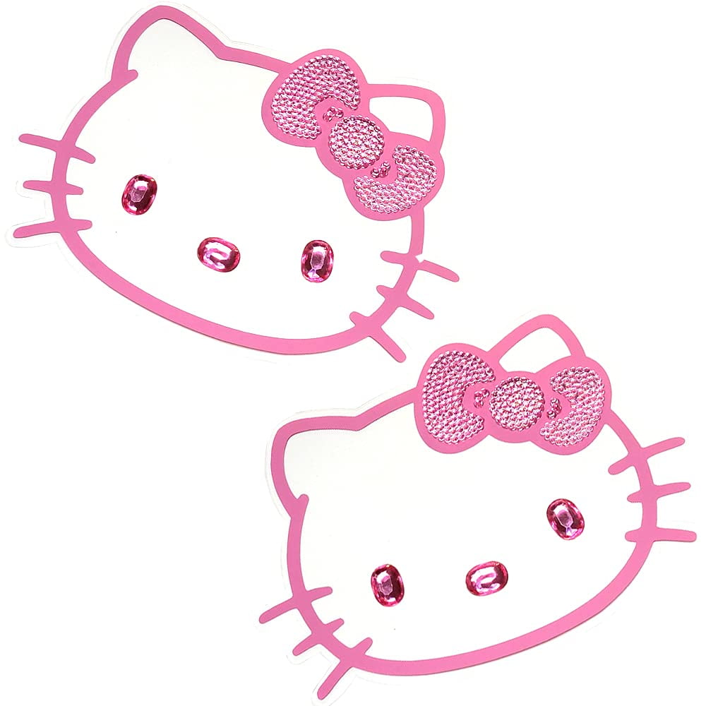 New Chroma 4X5 Cling Bling Hello Kitty Decal Sticker for Car Pink 2 ...
