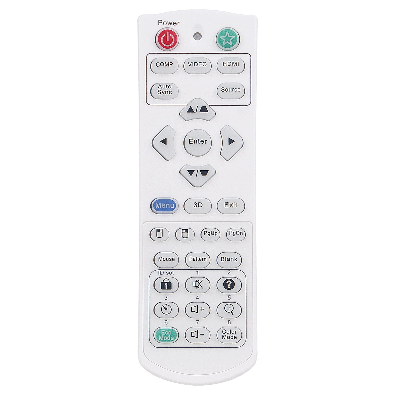 New CN1082 Replace Remote Control fit for VIEWSONIC PX747-4K ULTRA HD ...