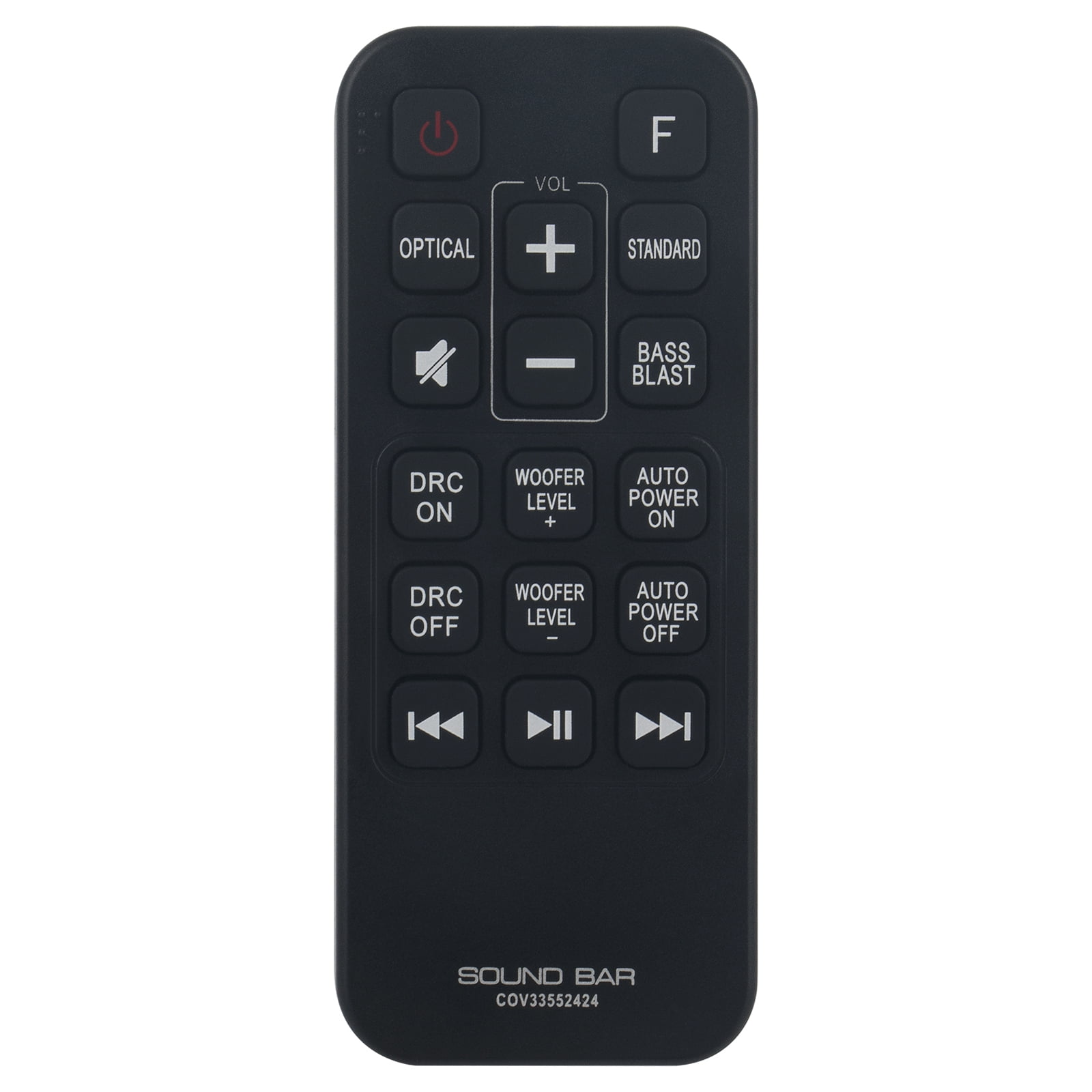 New COV33552424 Replaced Remote Control for LG Wireless SoundBar SPJ2B ...