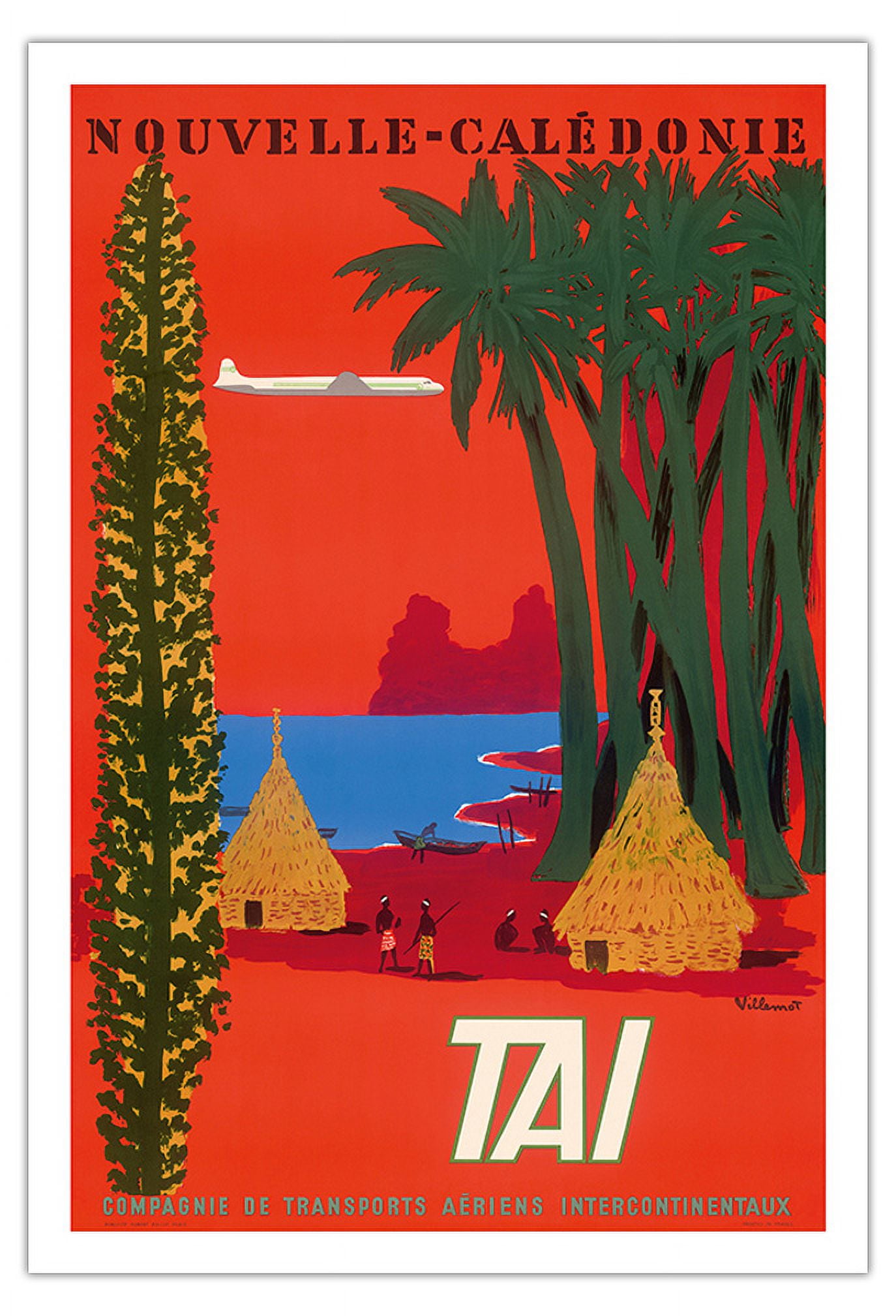 New Caledonia (Nouvelle Calédonie) - Native Kanak People Grand Huts ...