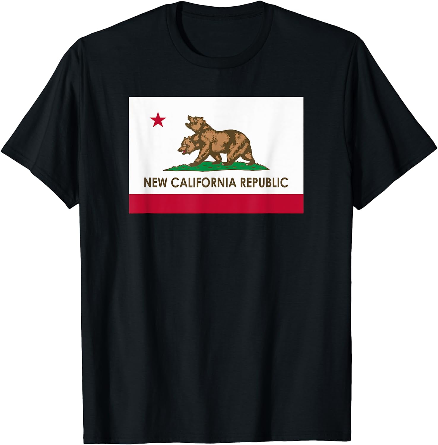 New California Republic - NCR Flag T-Shirt - Walmart.com