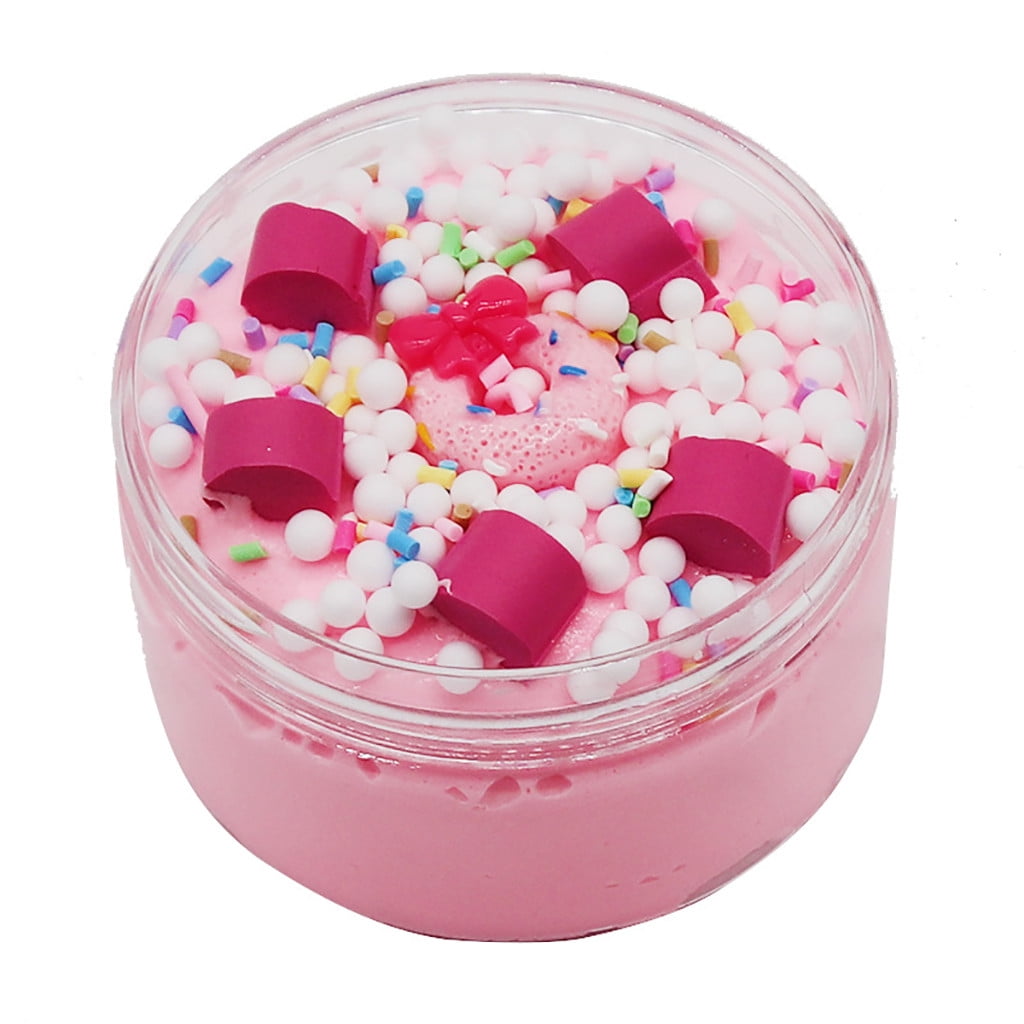 New Candy Donut Cotton Mud Puff Slime Scented Stress Kids Toy 100ml ...