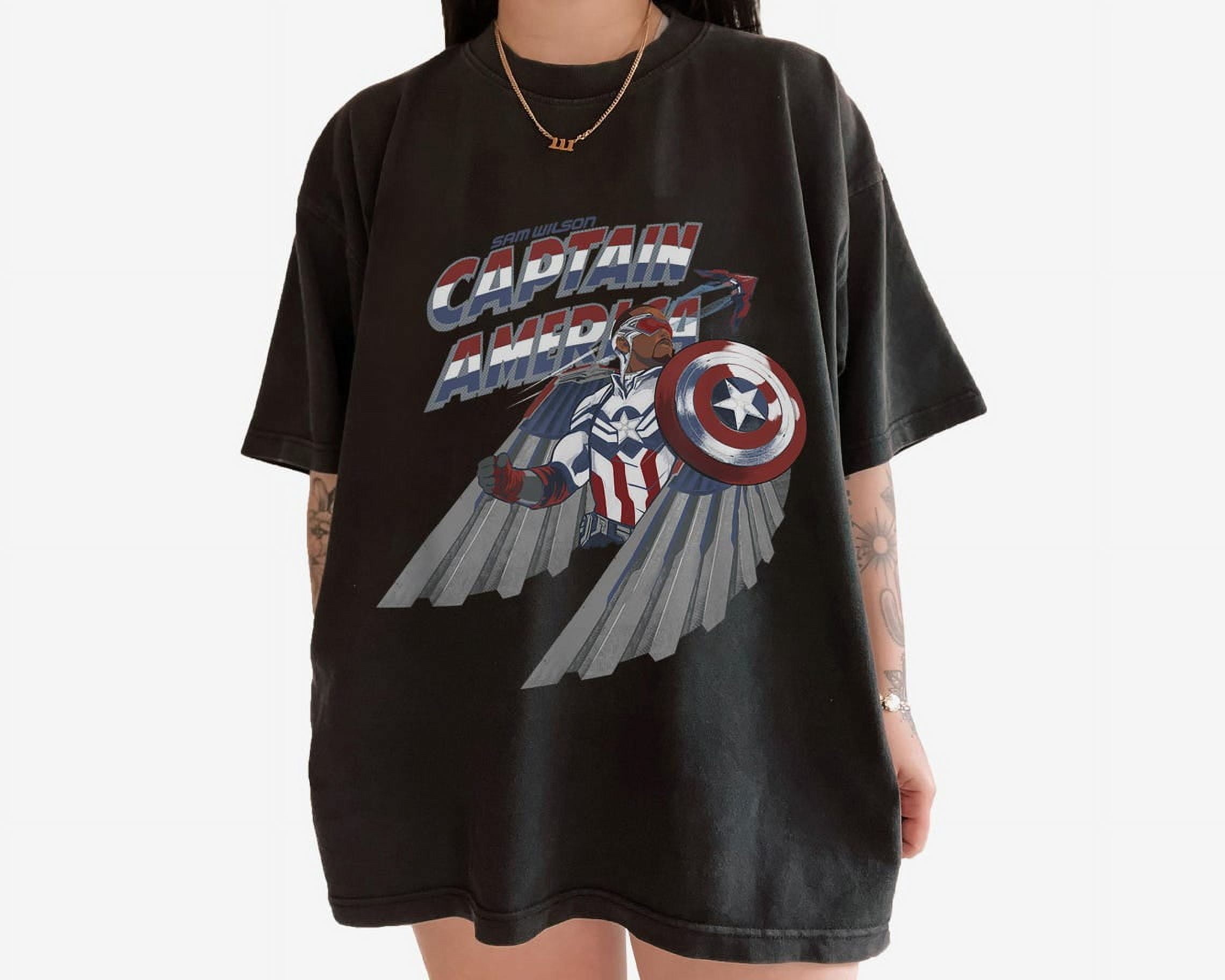New Captain America Sam Wilson Shirt Captain America Brave New World ...