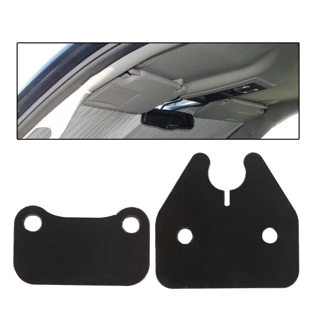 New Car Black Sun Visor Clips & Screws Set For Dodge Ram 1500 Trucks ...