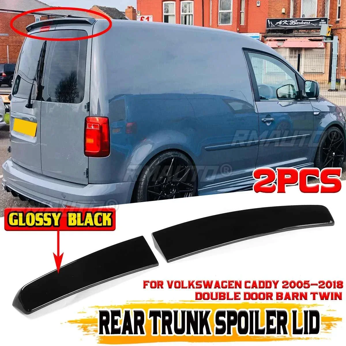 New Car Rear Roof Spoiler Wing Lip For Volkswagen For VW Caddy 2005 ...