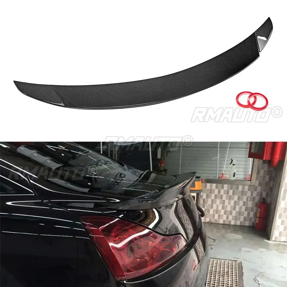 New Car Rear Trunk Boot Lip Spoiler Wing Lid Extension For Infiniti G37 ...