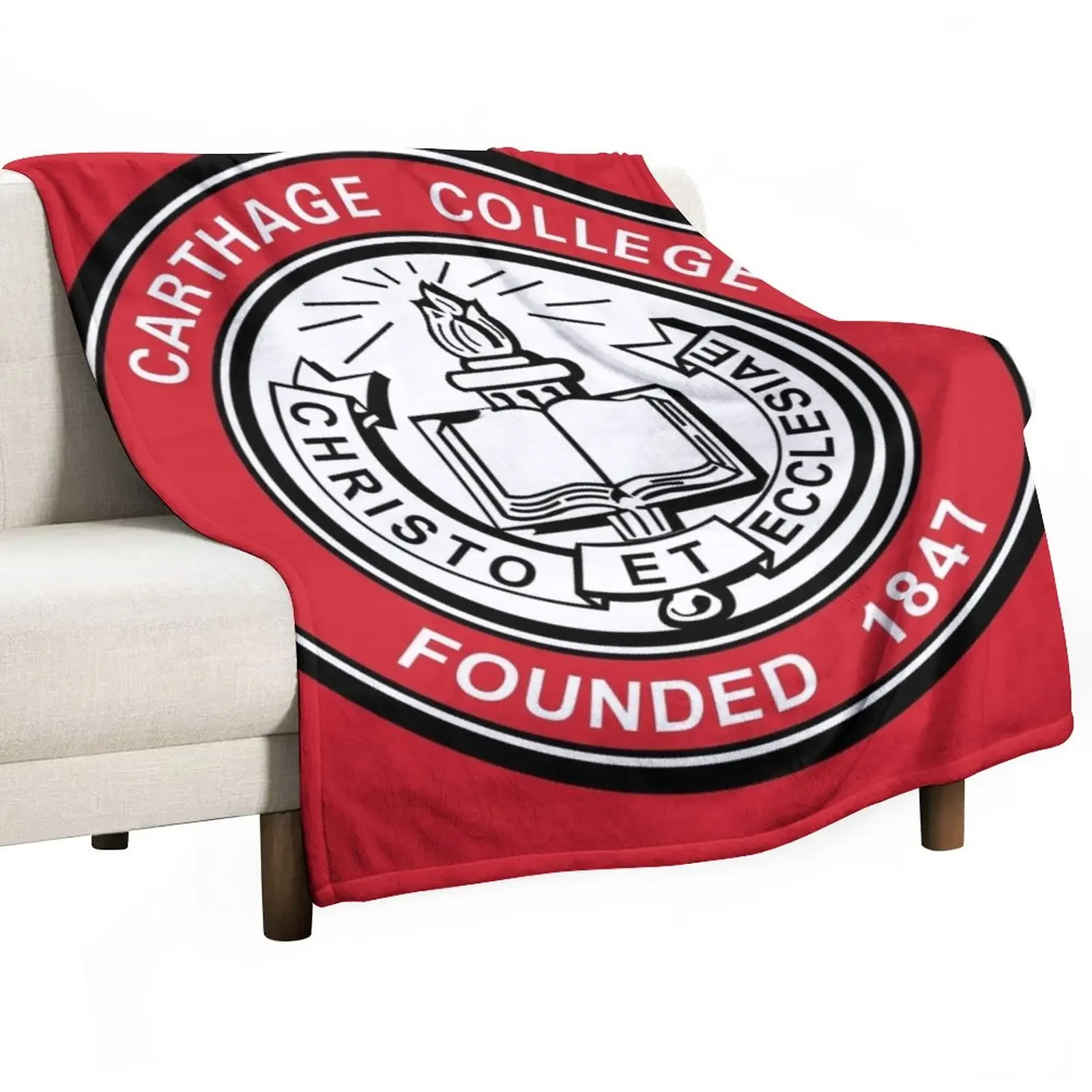 New Carthage College Logo Throw Blanket Comforter Large Blankets ...