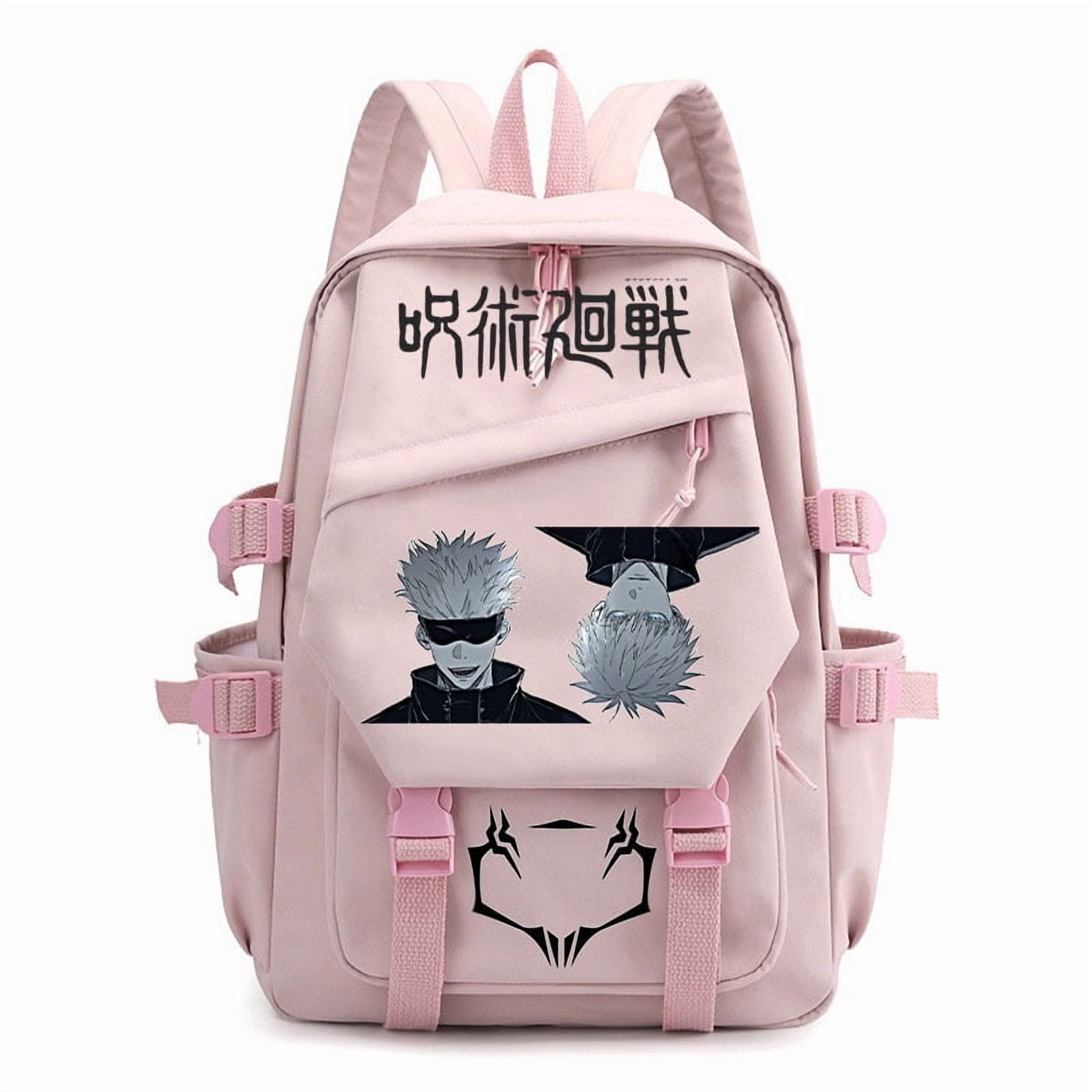 New Cartoon Anime Jujutsu Kaisen Gojo Satoru Printed Backpack, Large ...