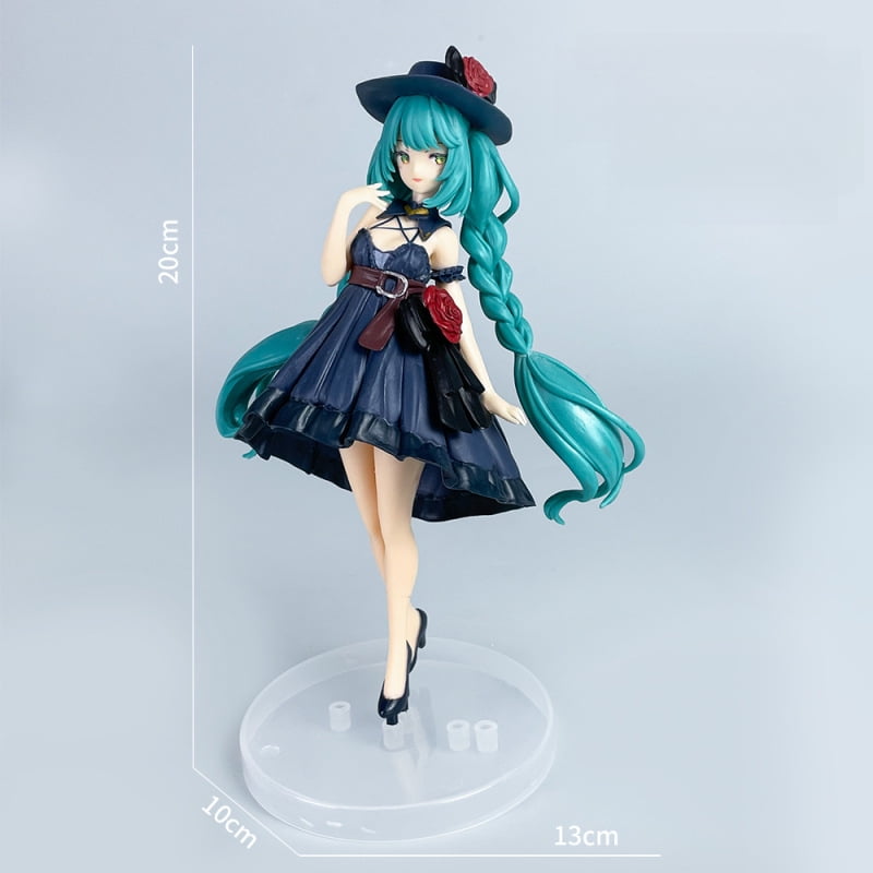New Cartoon Anime Two-Dimensional Hatsune Miku Desktop Figurine Cute ...