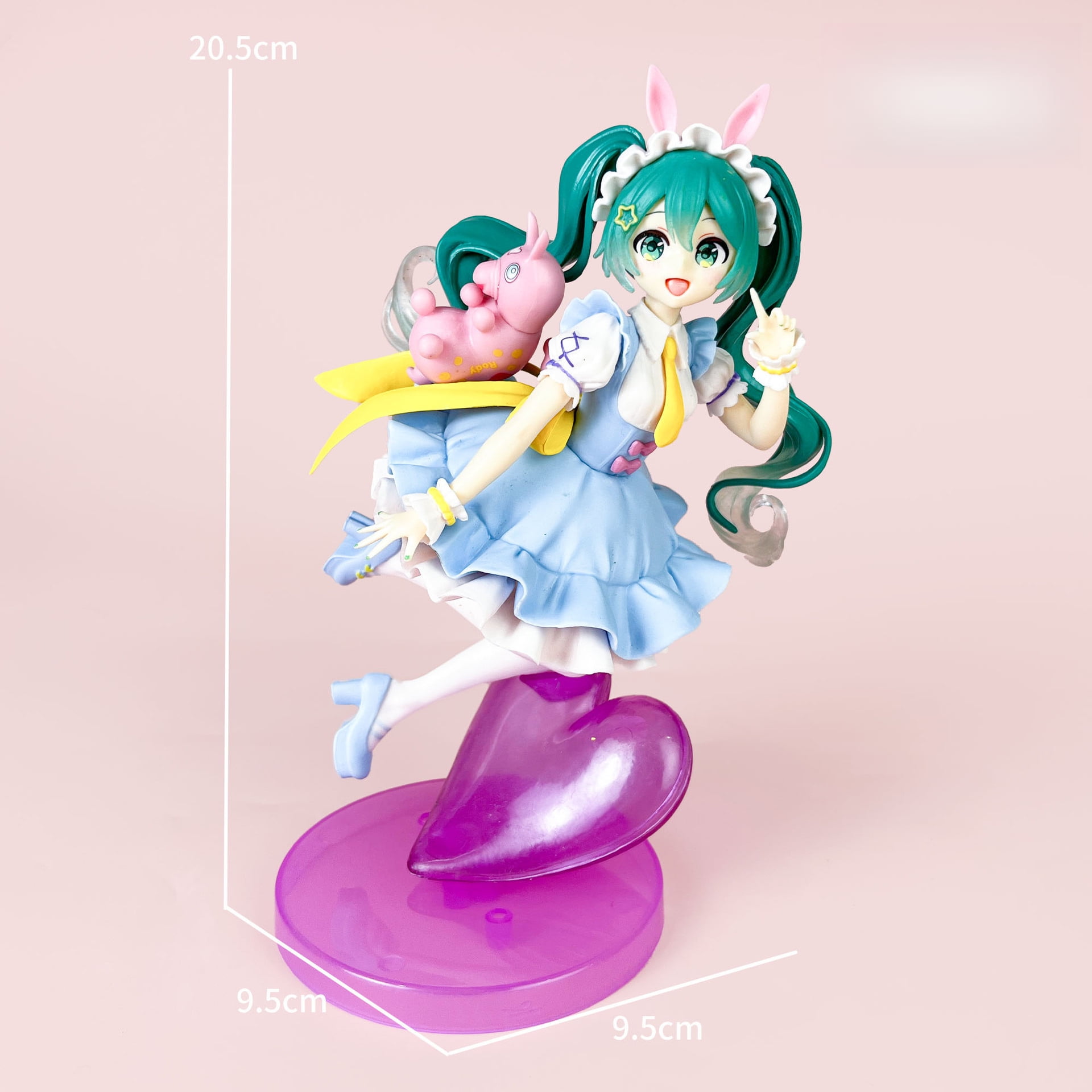 New Cartoon Anime Two-Dimensional Hatsune Miku Desktop Figurine Cute ...
